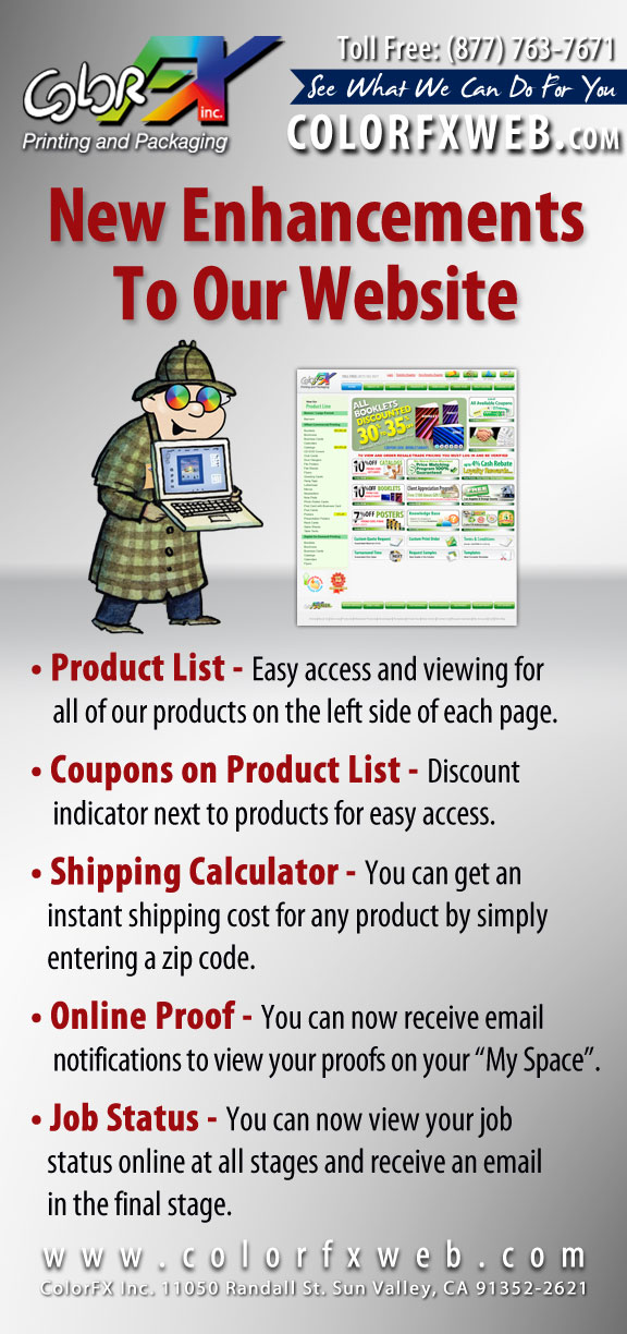 New Enhancements To Our Website – ColorFX Blog